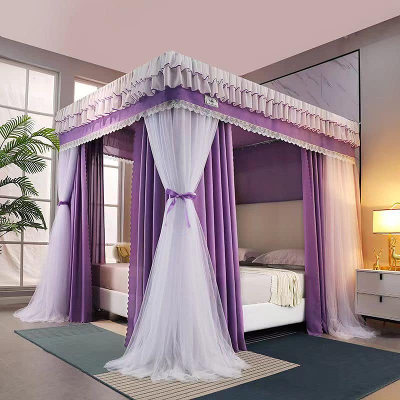 Heavy Duty 4 stand Decorative Mosquito Net/Bed Curtain – Luxury Decor Kenya